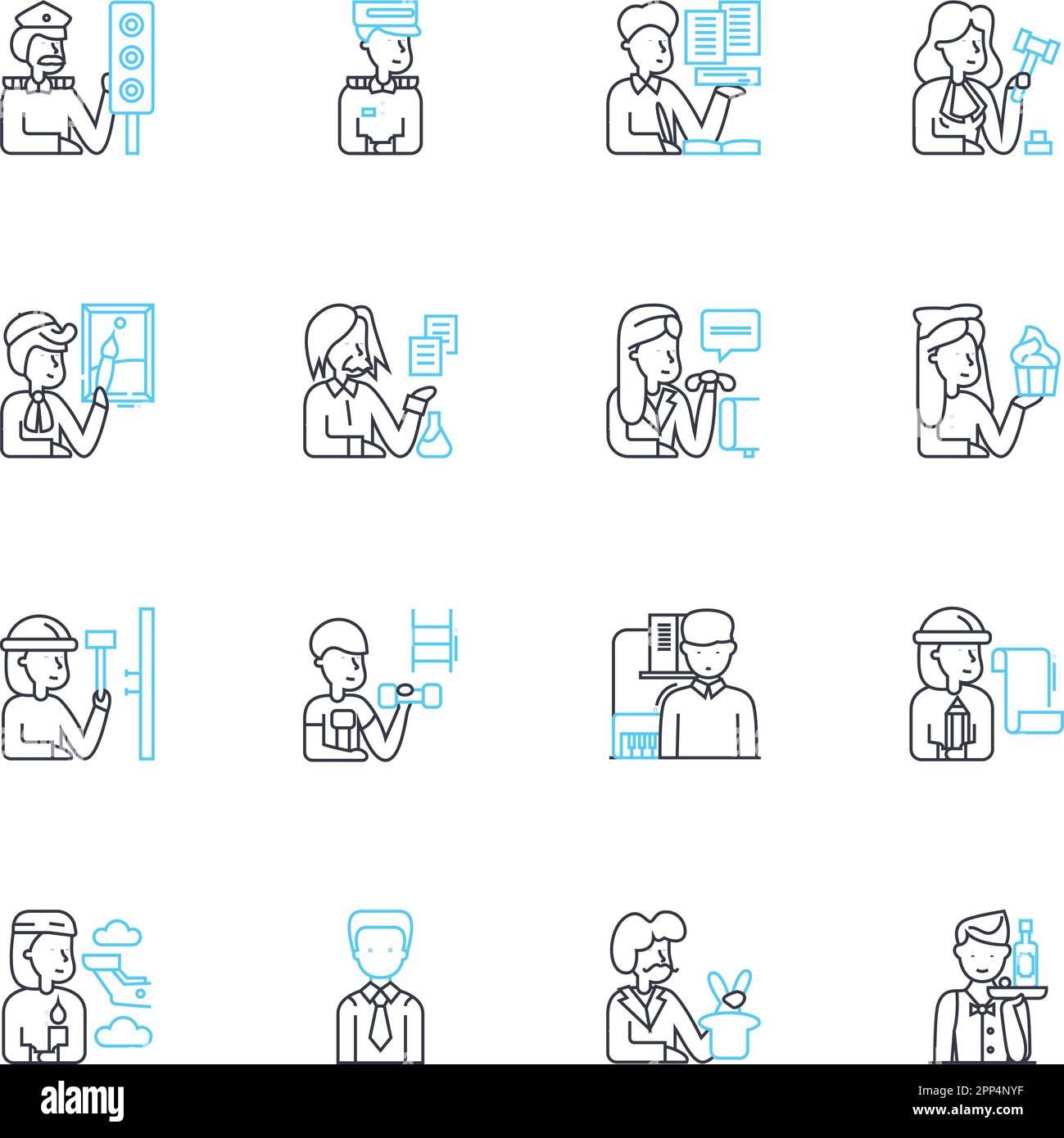 Essence linear icons set. Core, Element, Vitality, Quintessence, Spirit ...