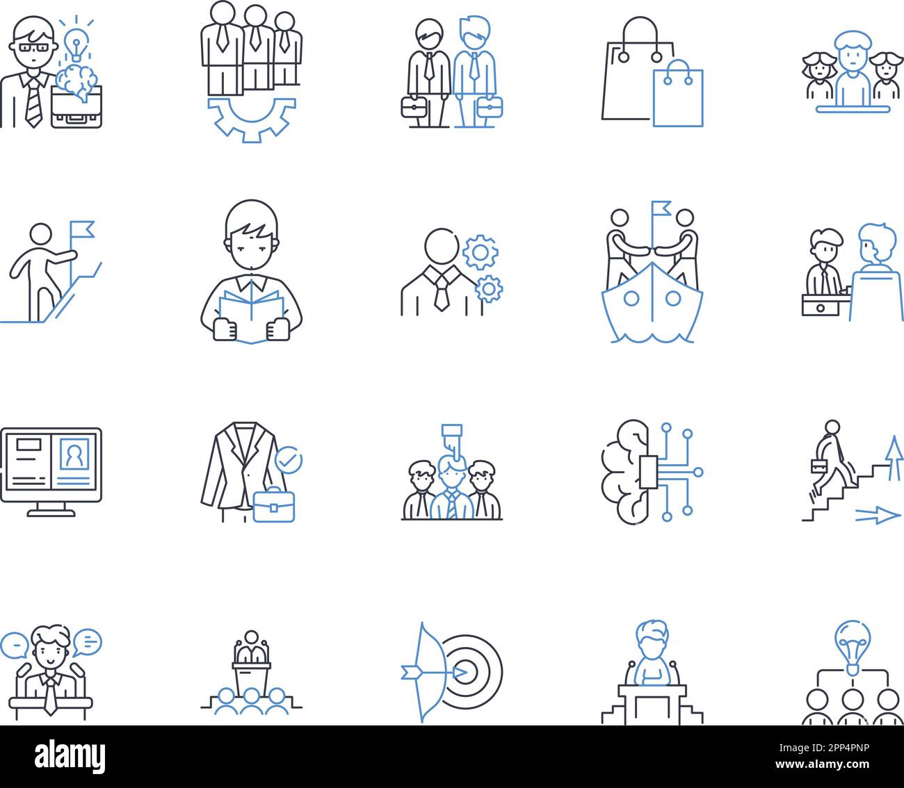 Development line icons collection. Progression, Evolution, Advancement ... Development line icons collection. Progression, Evolution, Advancement ...