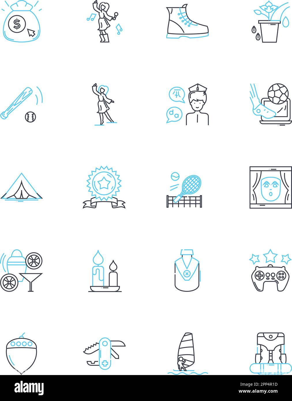 Environmental awareness linear icons set. Sustainability, Conservation ...