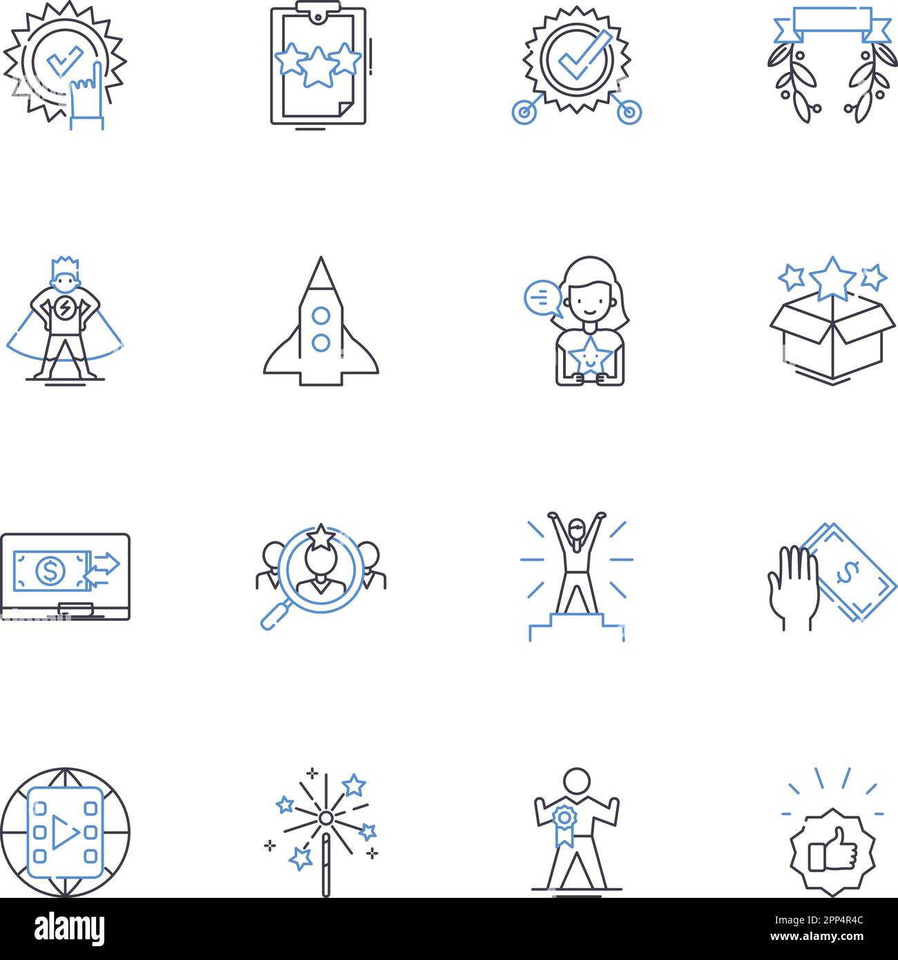 Fruitfulness line icons collection. Abundance, Harvest, Fertility ...