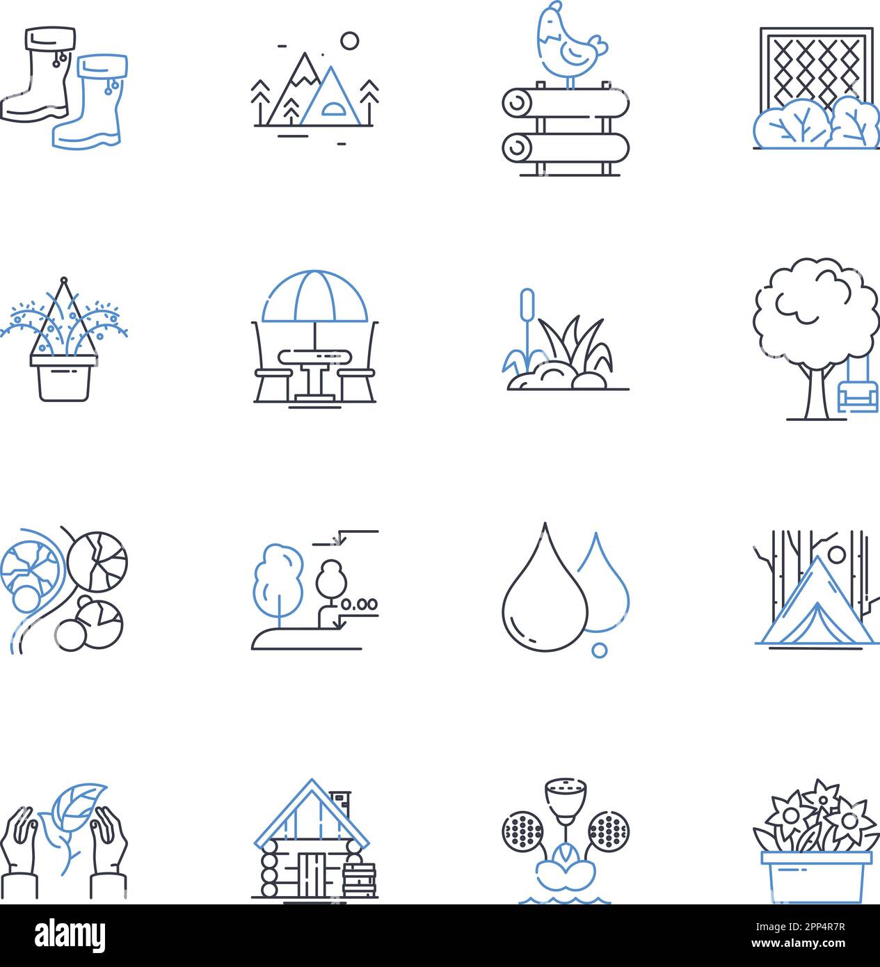 Herbs & Aromatherapy line icons collection. Lavender, Mint, Rosemary ...