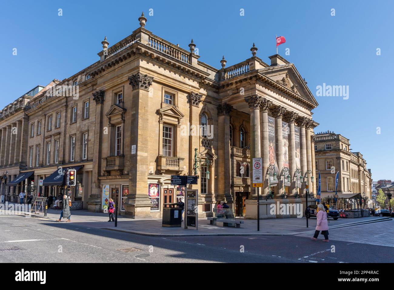 The Theatre Royal, an iconic Neoclassical building on Grey Street in ...