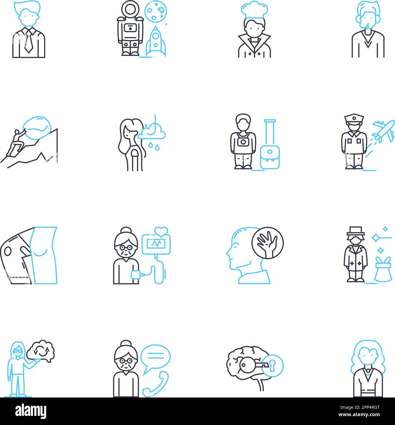 Homogenization Linear Icons Set Uniformity Consistency