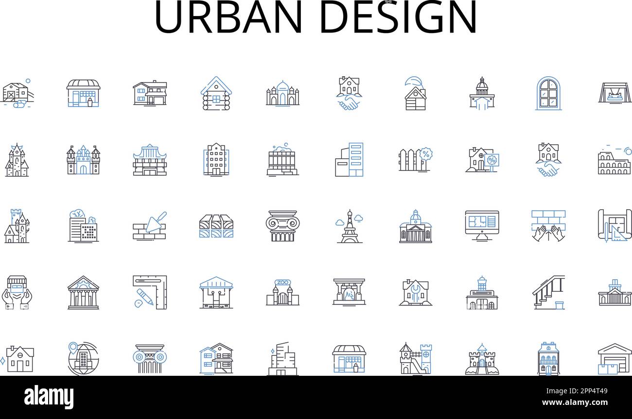 Urban design line icons collection. Smile, Frown, Grimace, Sneer, Pout ...