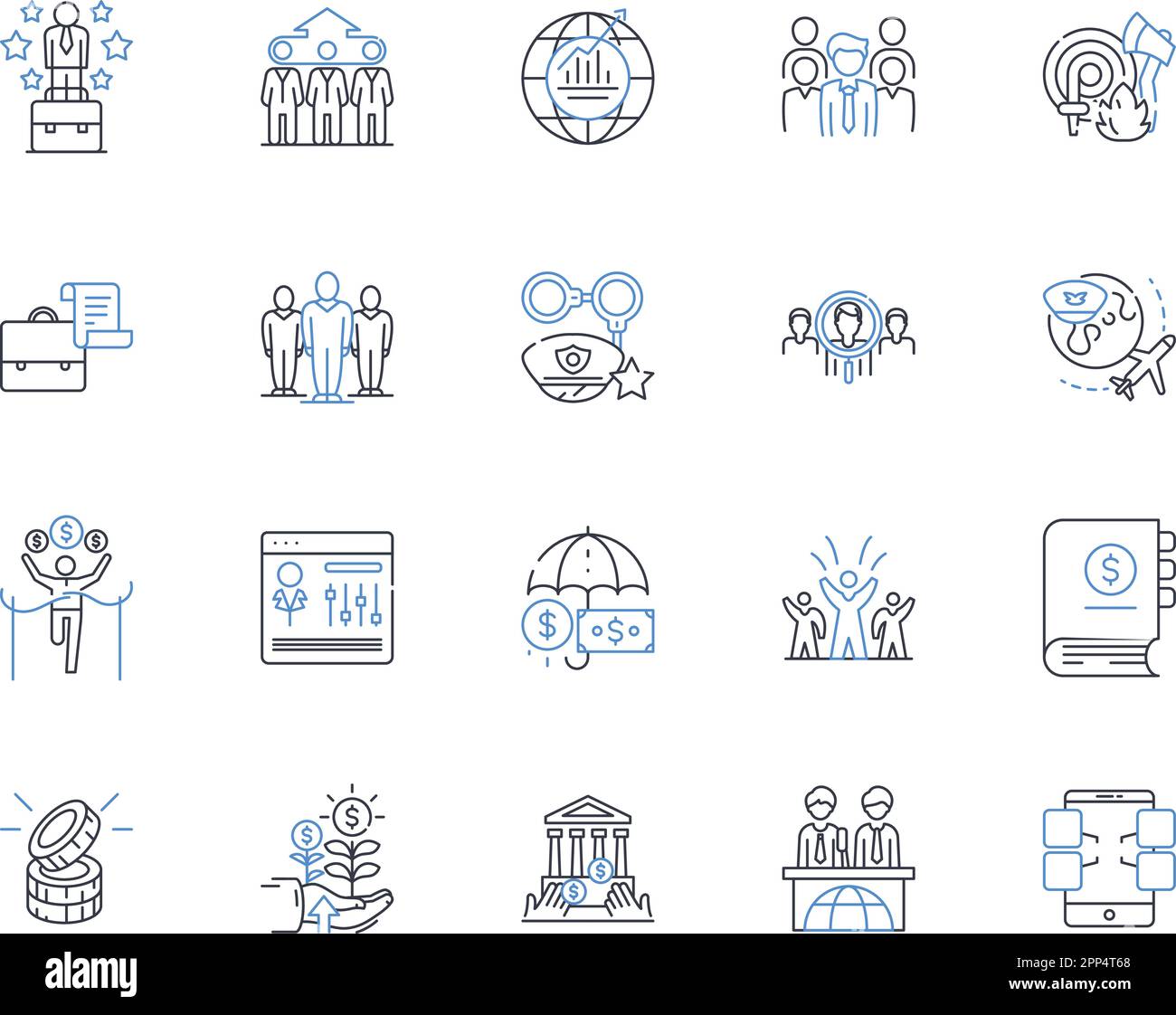 Cloud Marketing Line Icons Collection Scalability Flexibility Agility Integration