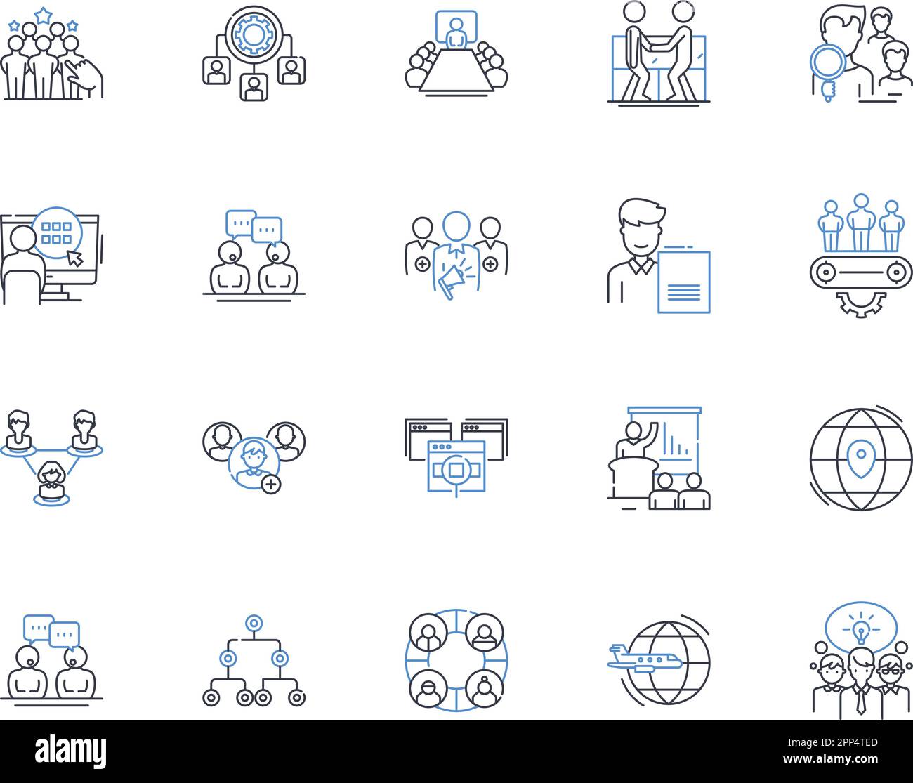 Budget plan line icons collection. Financial, Saving, Expenses, Income ...
