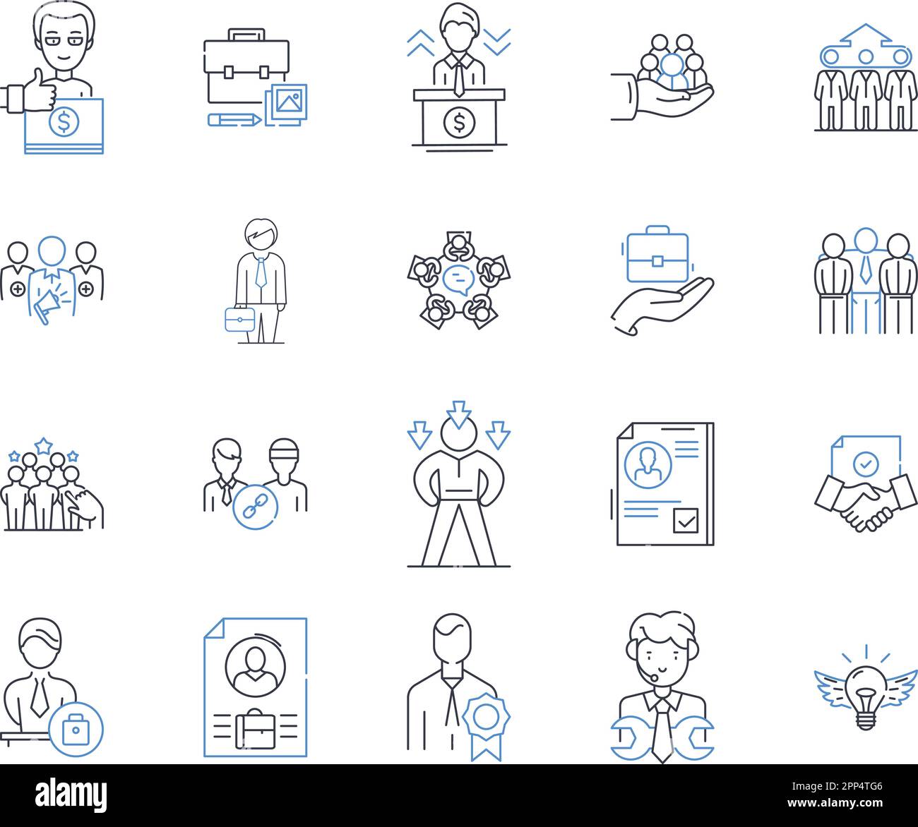 Land tech line icons collection. Geospatial, Mapping, Surveying ...