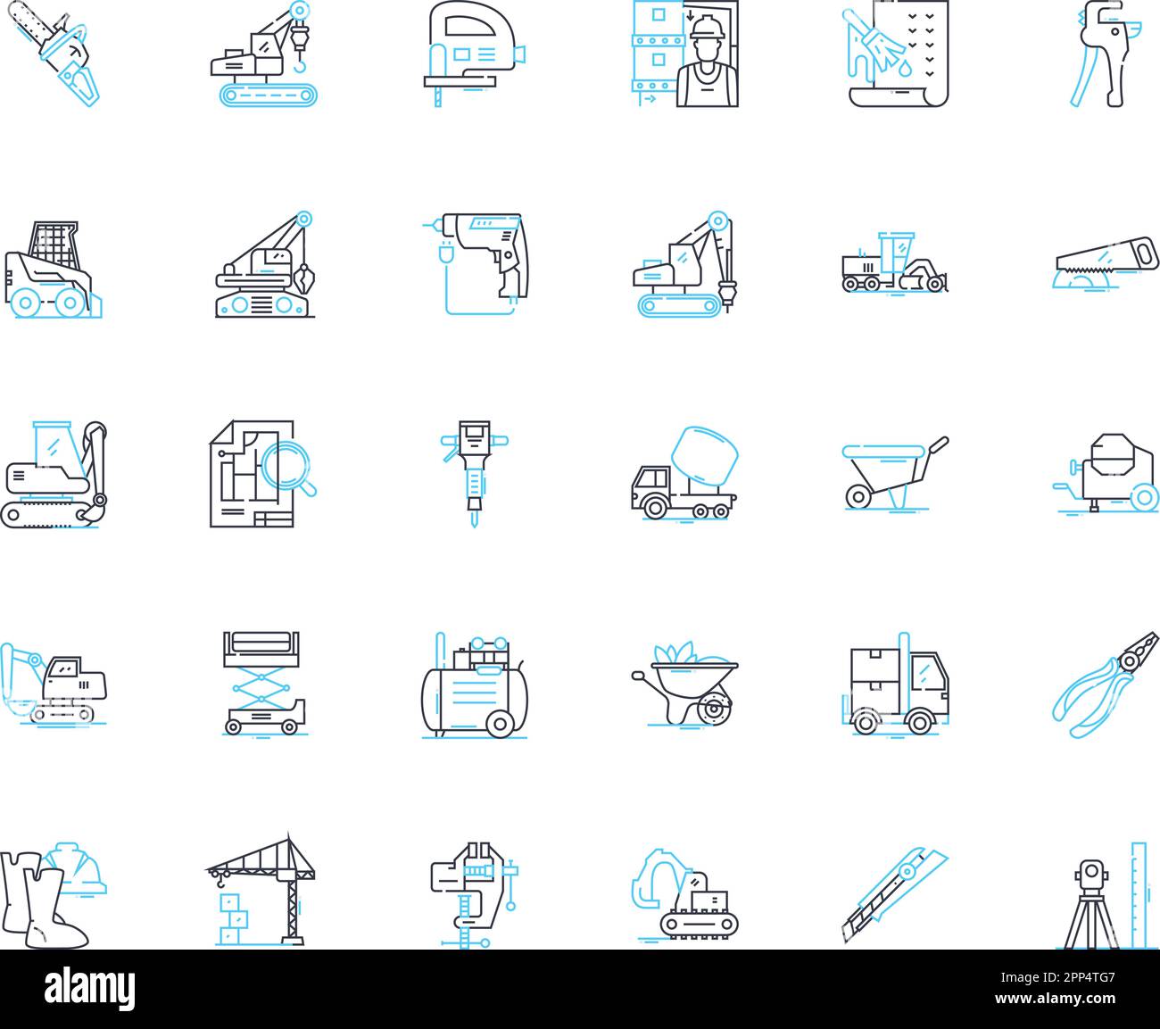 Creation linear icons set. Genesis, Beginning, Inception, Formation ...