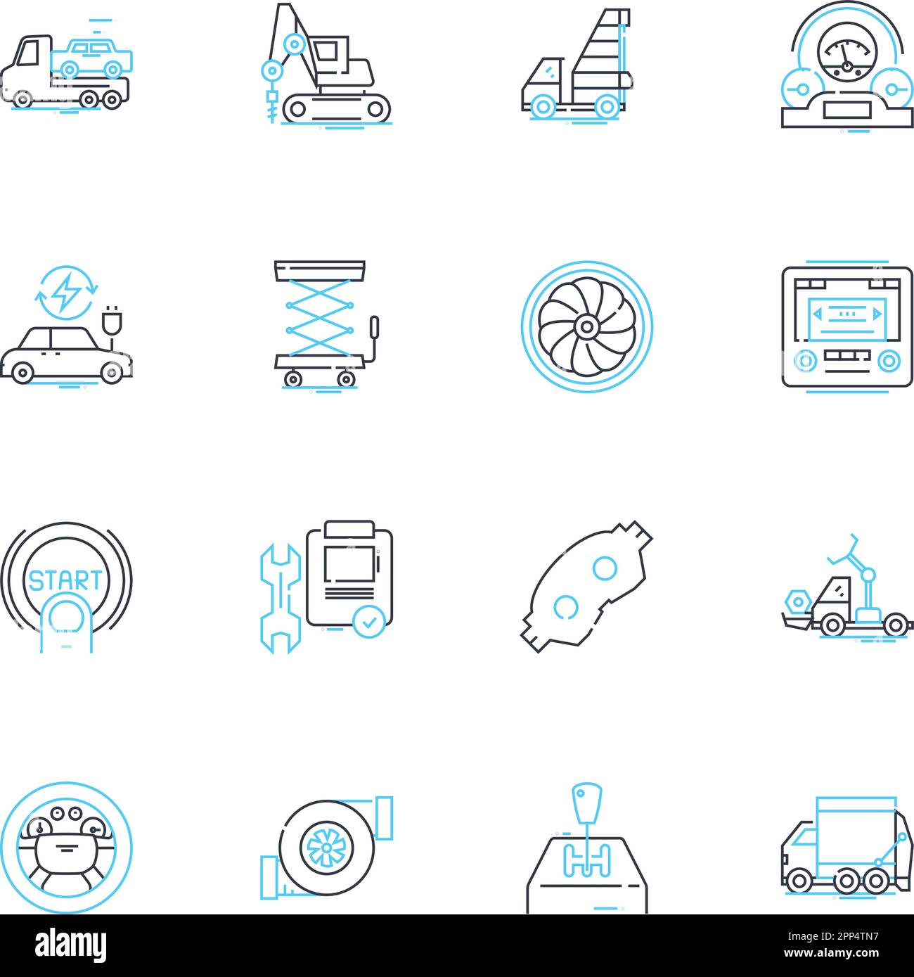 Retail market linear icons set. Consumer, Sales, Inventory, Demand ...