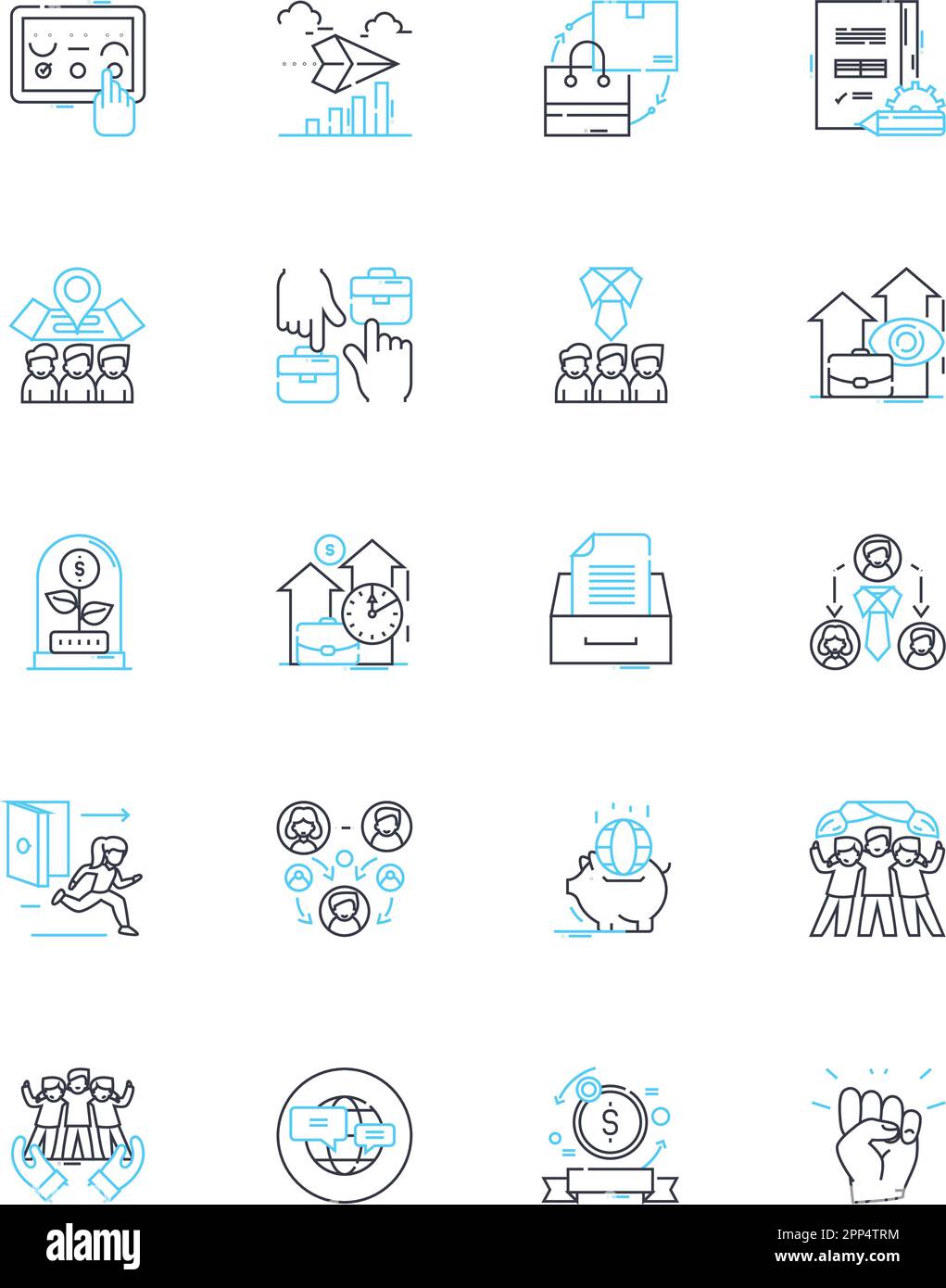 Technological innovation linear icons set. Disruption, Breakthrough ... Technological innovation linear icons set. Disruption, Breakthrough ...