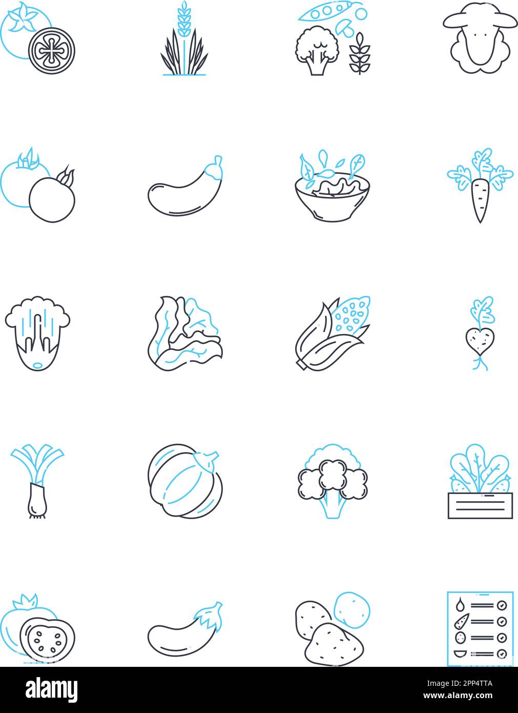 Active nutrition linear icons set. Fitness, Energy, Protein, Endurance ...