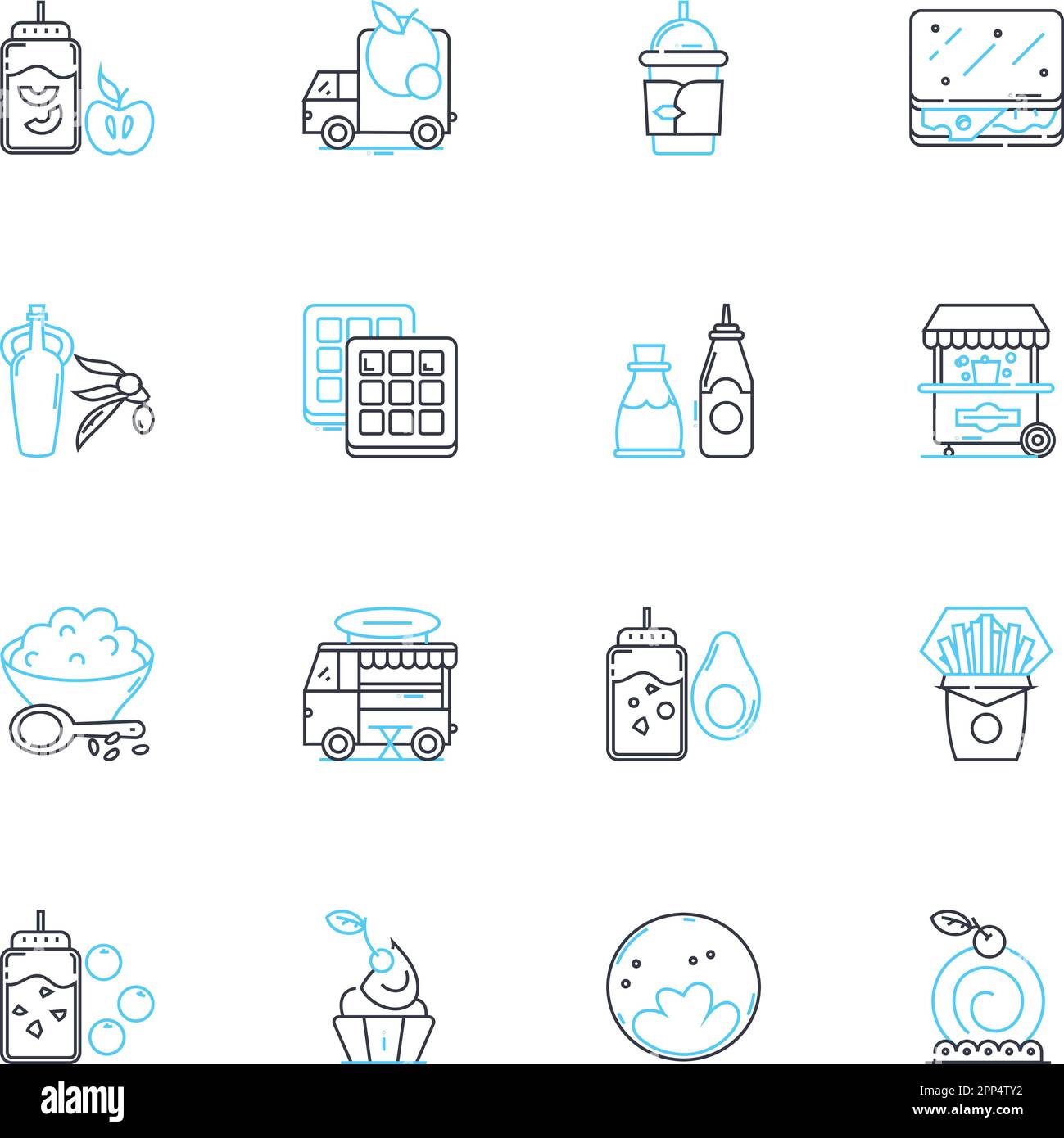 Fit body linear icons set. Strength, Fitness, Flexibility, T, Sculpted ...