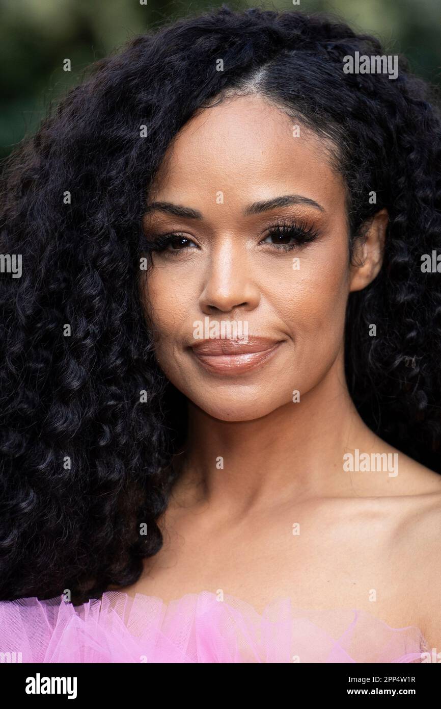 Sarah-Jane Crawford poses for photographers upon arrival at the ...