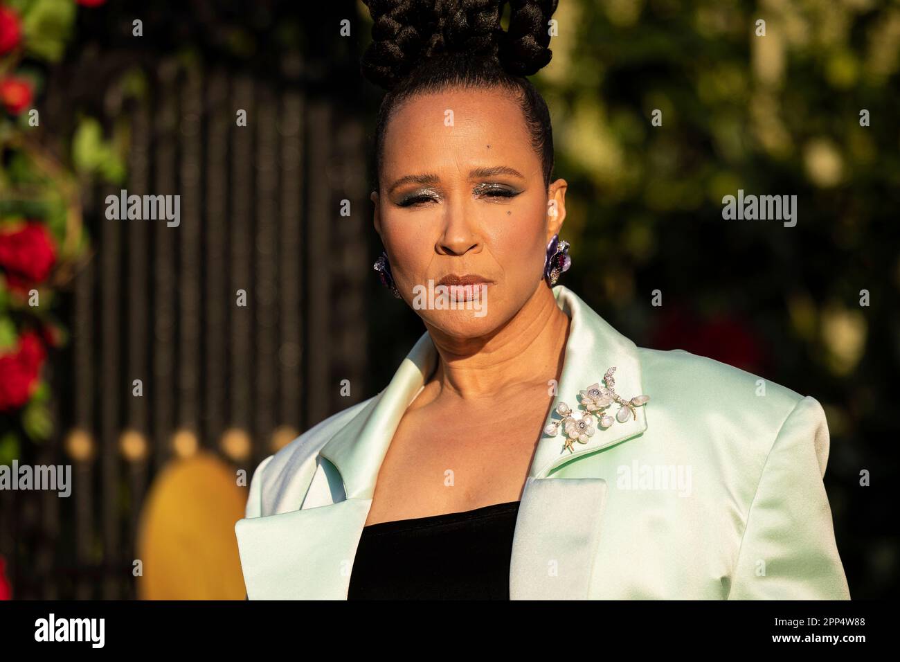 Golda Rosheuvel poses for photographers upon arrival at the premiere of ...