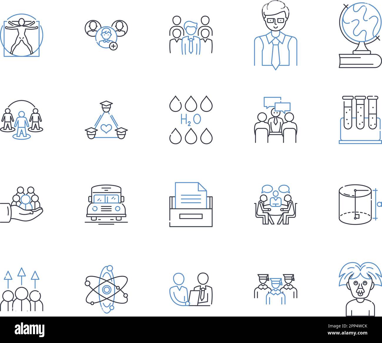 Partnership And Collaboration Line Icons Collection Alliance