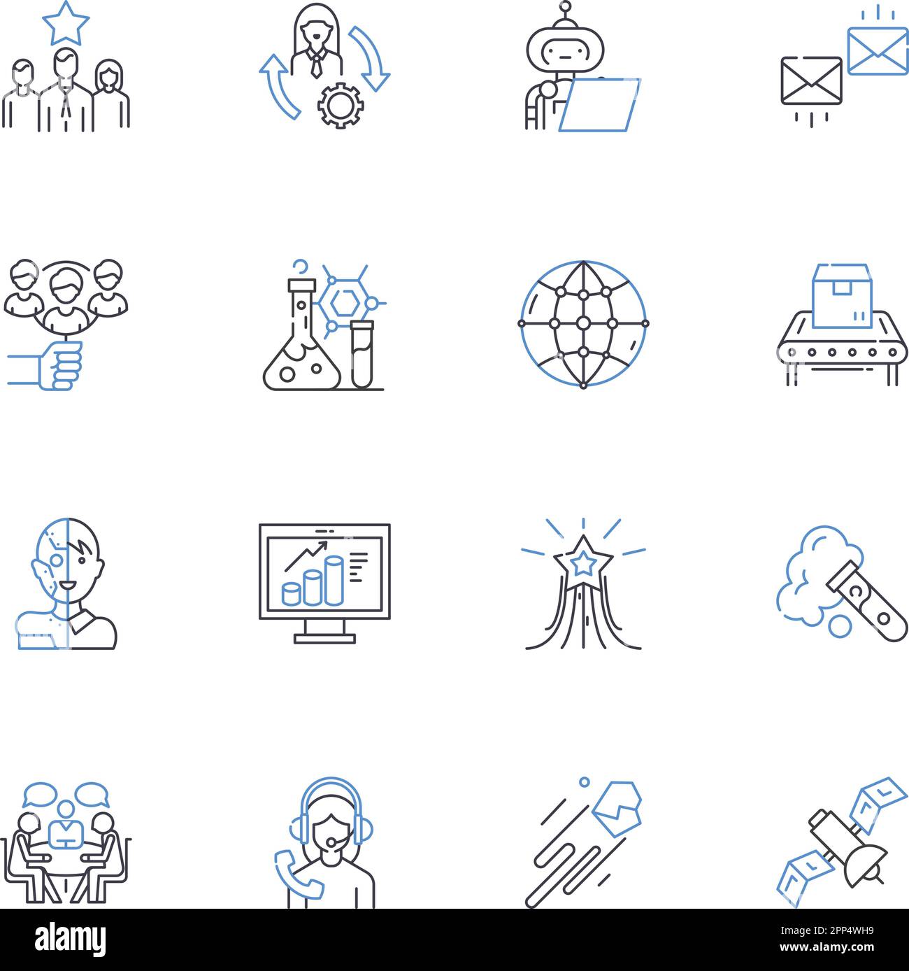 Inventive company line icons collection. Innovation, Creativity ... Inventive company line icons collection. Innovation, Creativity ...