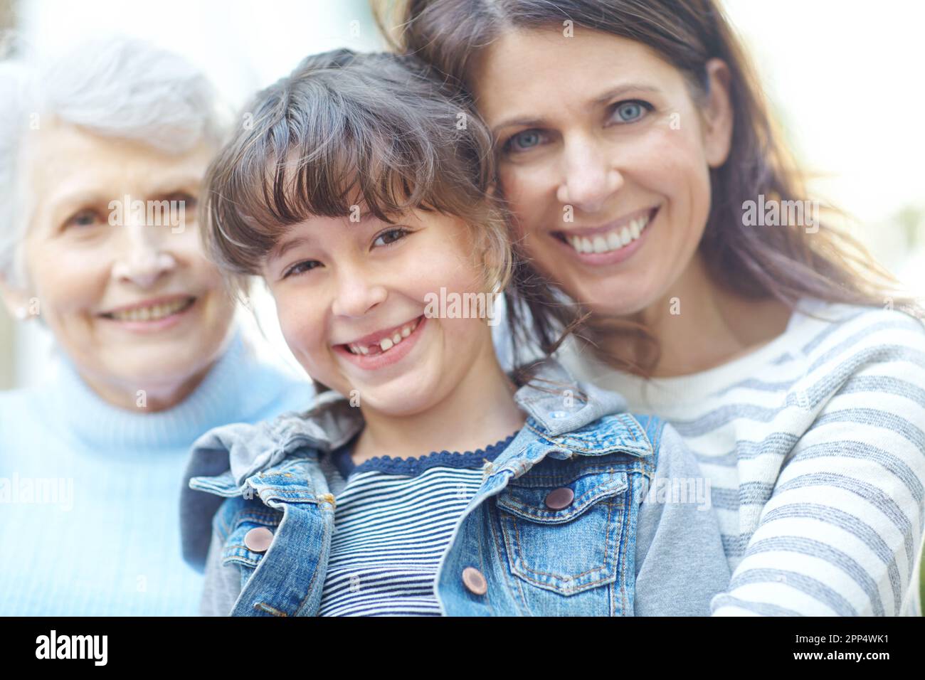 Family is lifes greatest blessing. Portrait of a three generational ...