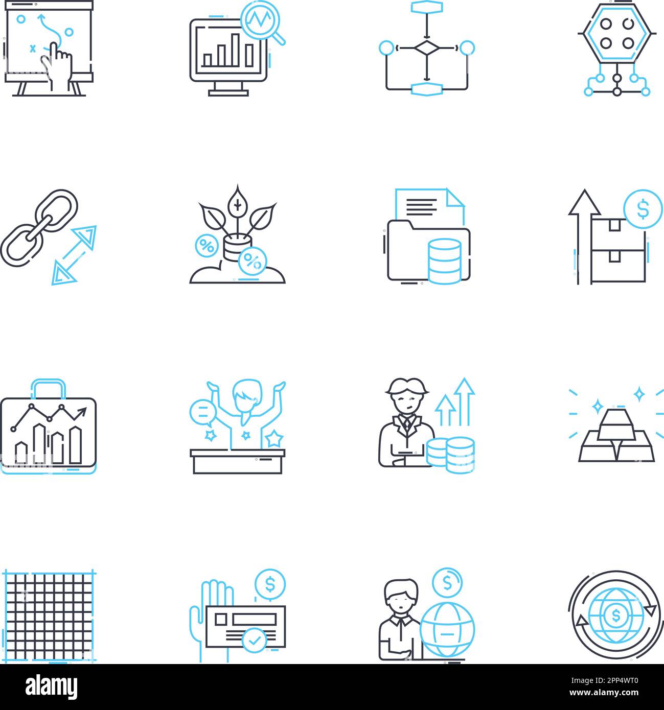 Entrepreneurship supply and demand market Stock Vector Images - Alamy