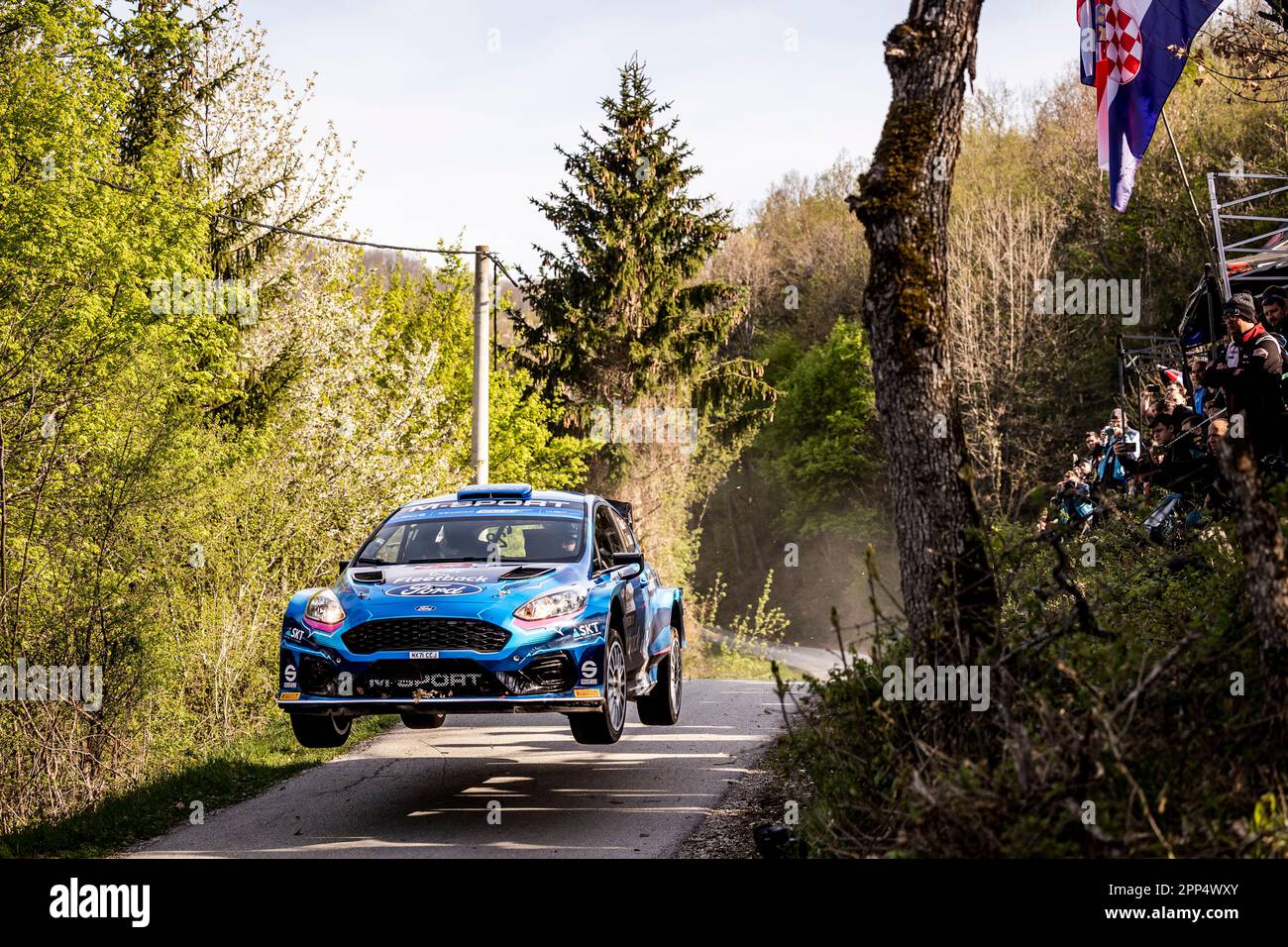 Zagreb, Croatie. 22nd Apr, 2023. 28 Grégoire MUNSTER (LUX), Louis LOUKA ...