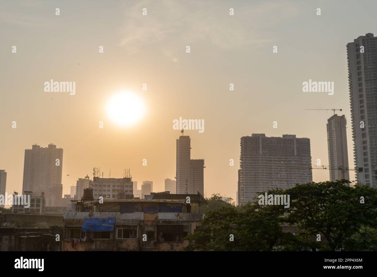 Modern city high rise skyscraper buildings during daytime in Mumbai ...