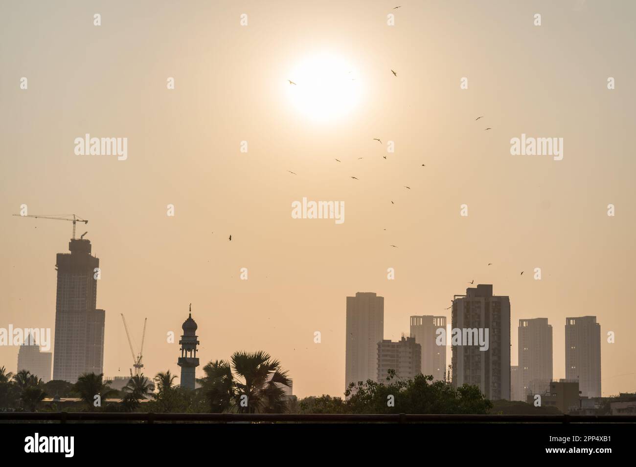 Modern city high rise skyscraper buildings during daytime in Mumbai ...
