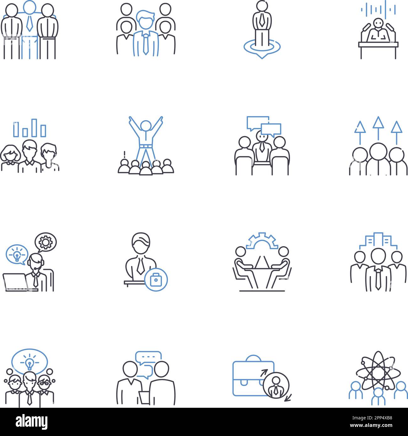 Guys' enterprise line icons collection. Leadership, Ambition ... Guys' enterprise line icons collection. Leadership, Ambition ...