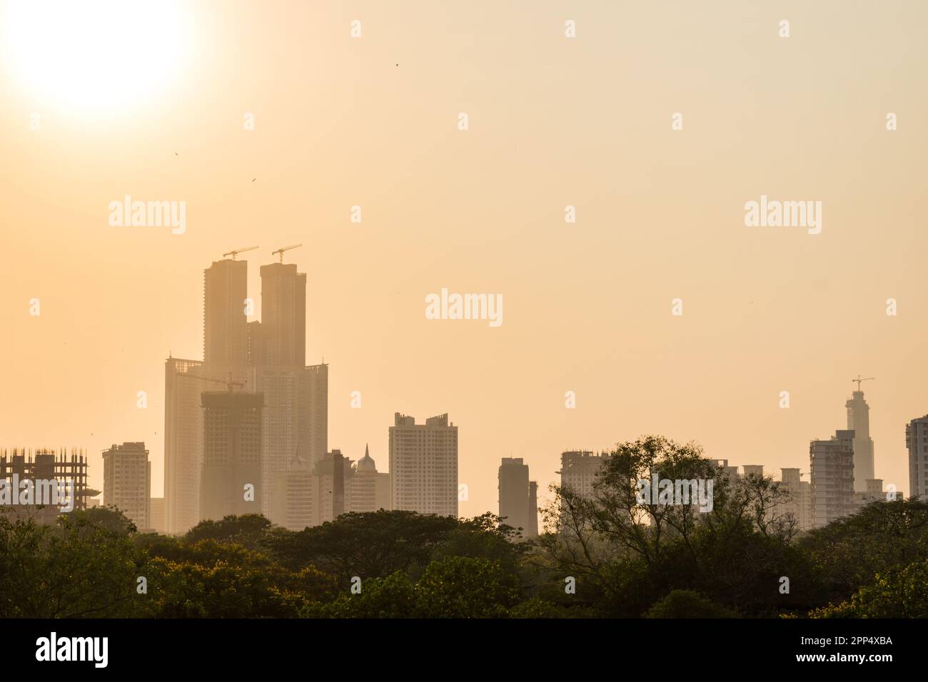 Modern city high rise skyscraper buildings during daytime in Mumbai ...