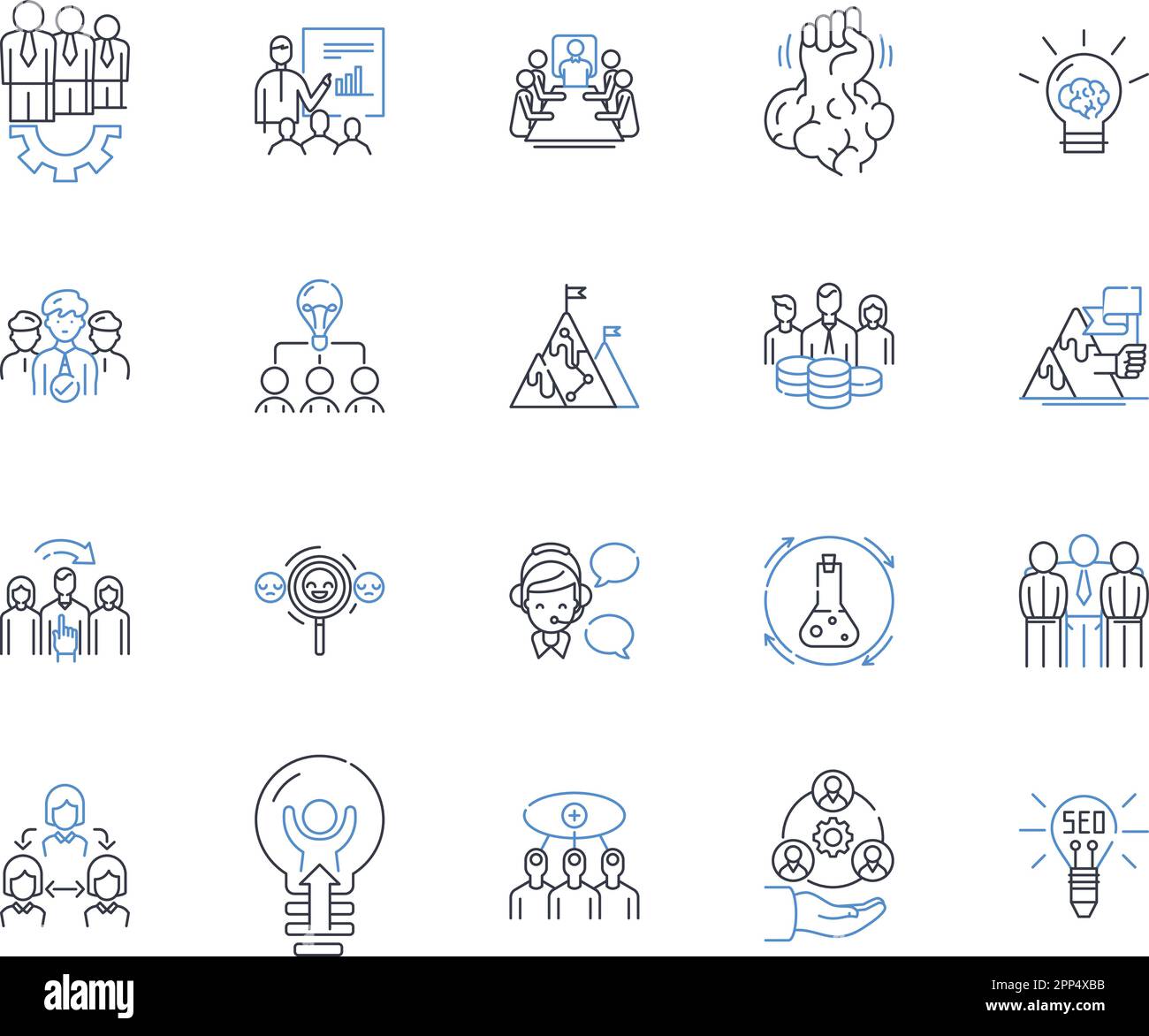 Consortium line icons collection. Alliance, Collaboration, Partnership ... Consortium line icons collection. Alliance, Collaboration, Partnership ...