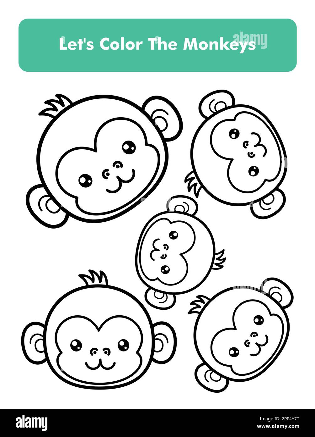 Monkeys for kids Cut Out Stock Images & Pictures - Alamy