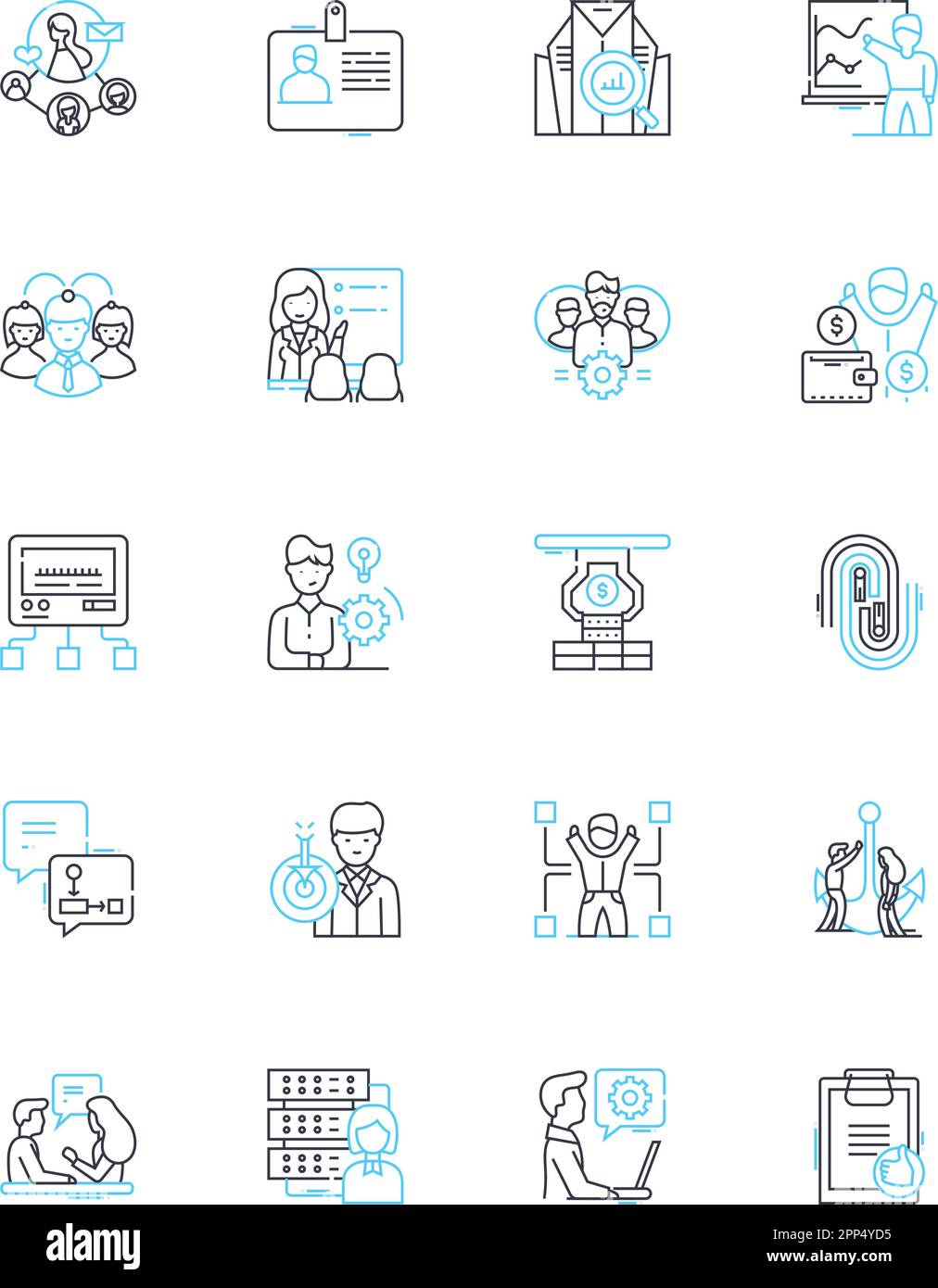 Creative flair linear icons set. Innovate, Imagination, Ingenuity ...