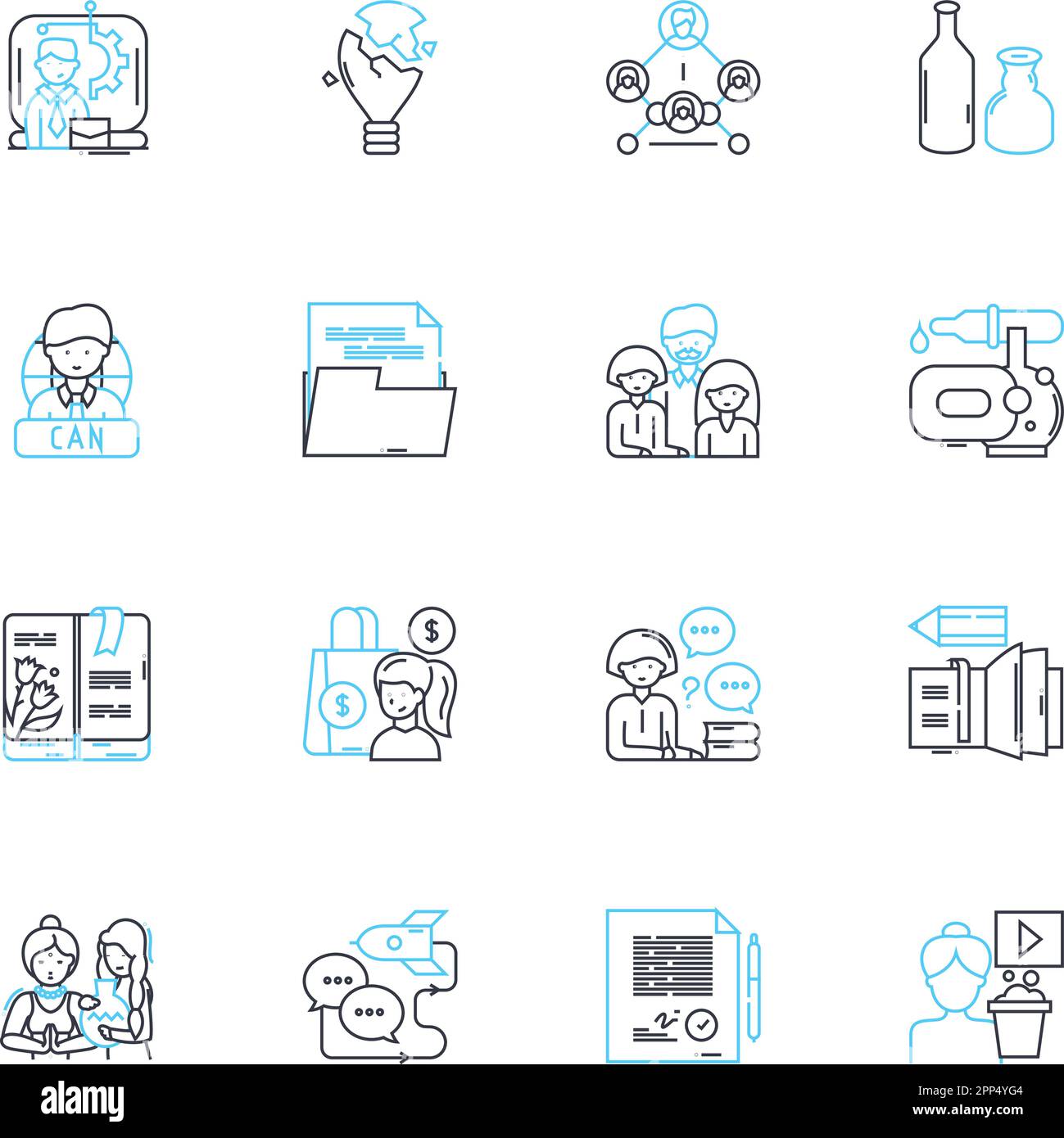 Digital academy linear icons set. Learning, Training, Education ... Digital academy linear icons set. Learning, Training, Education ...