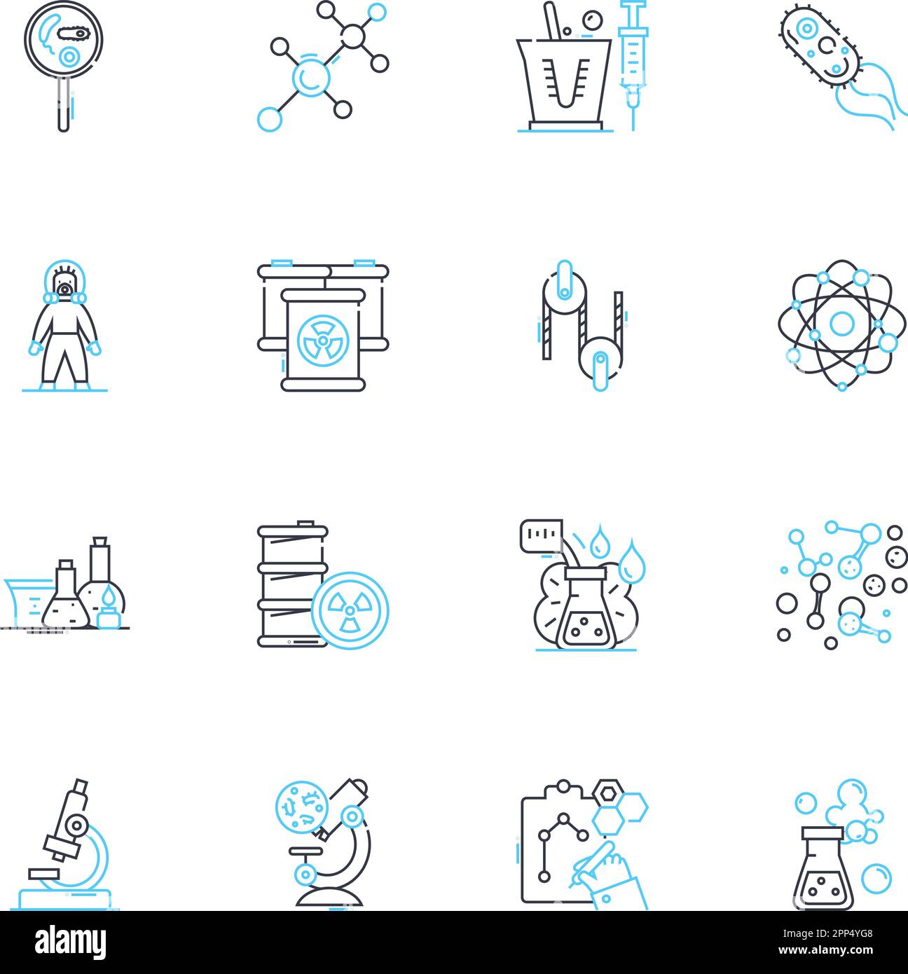 Political science linear icons set. Democracy, Power, Governance ...