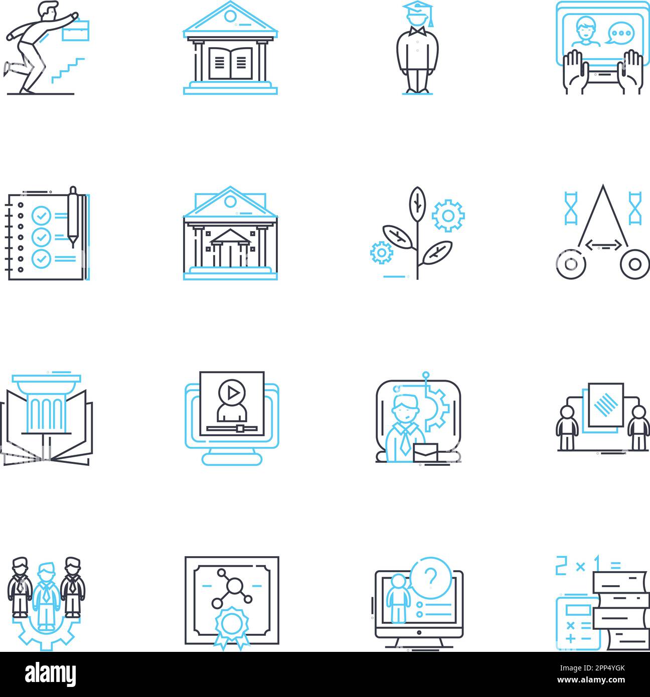 Intelligent academy linear icons set. Education, Learning, Intelligence ... Intelligent academy linear icons set. Education, Learning, Intelligence ...