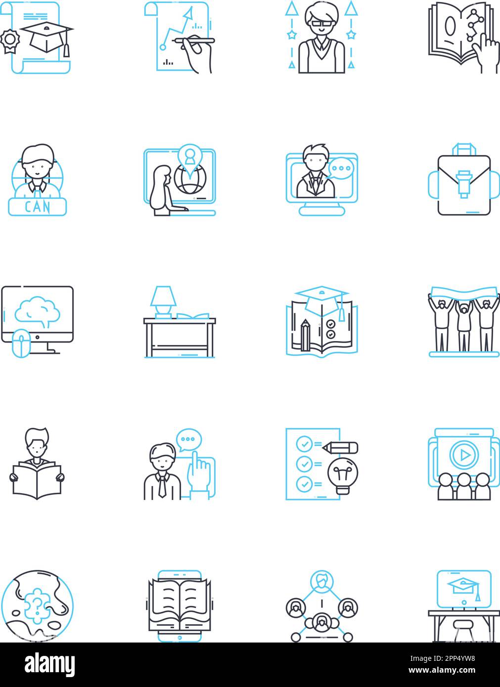 Skill-building linear icons set. Development, Mastery, Competence ... Skill-building linear icons set. Development, Mastery, Competence ...