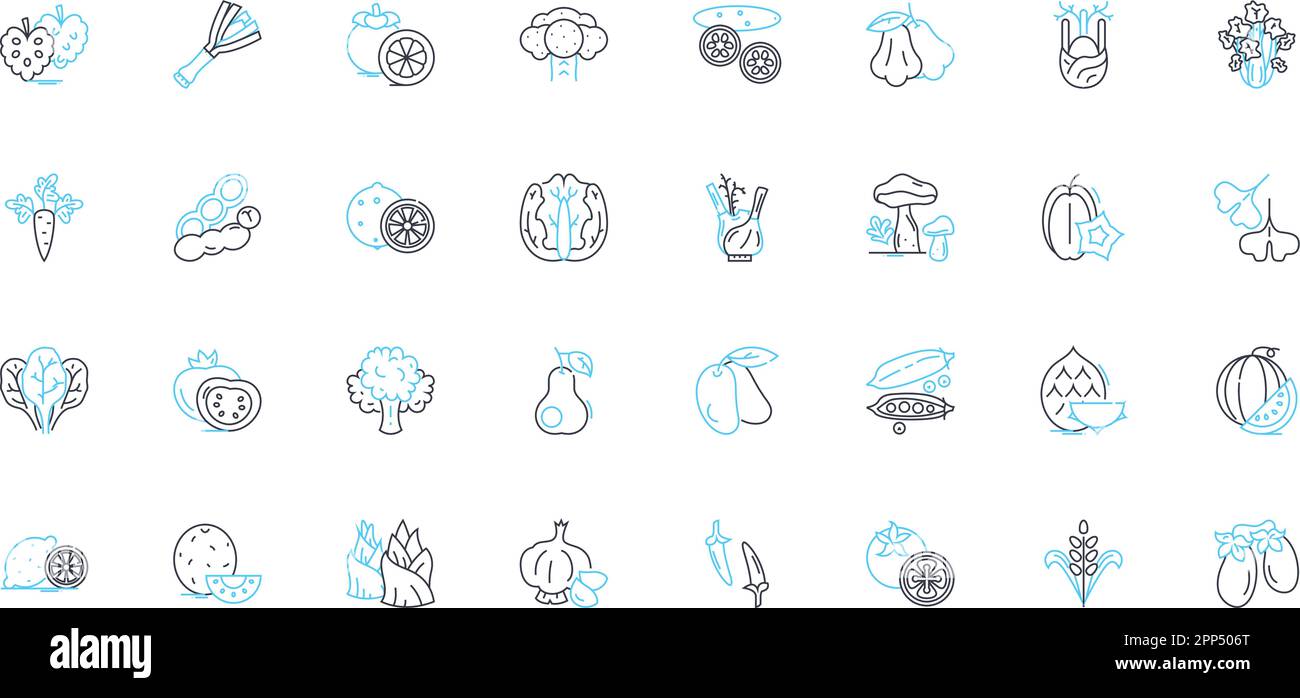 Corner shop linear icons set. Groceries, Convenience, Chips, Candy ...