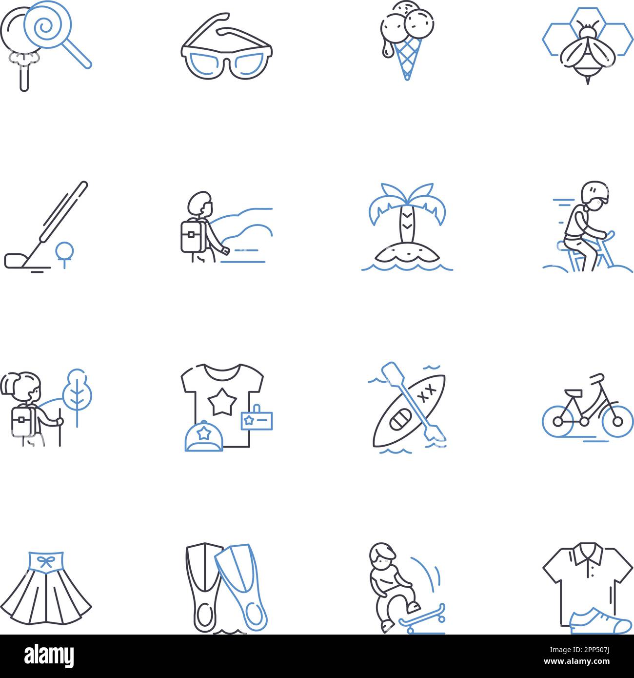 Tropical weather line icons collection. Humidity, Sunshine, Monsoons ...