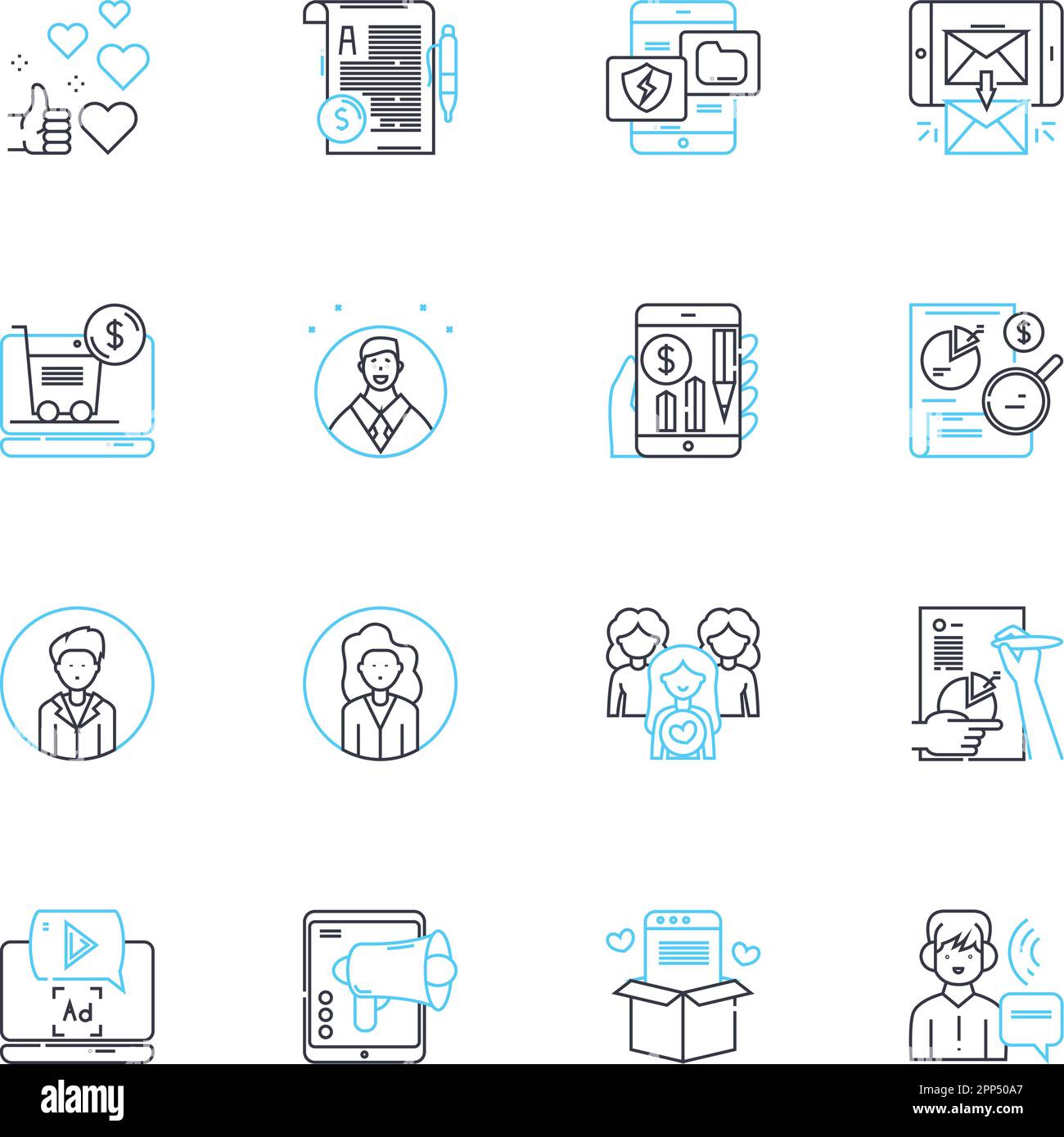 Electronic content linear icons set. Digital, Multimedia, Interactive ... Electronic content linear icons set. Digital, Multimedia, Interactive ...