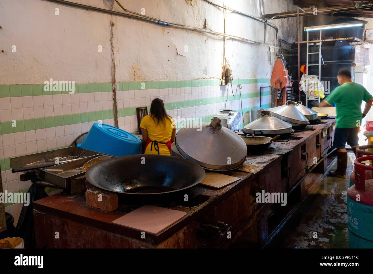 Inside Moh Teng Pheow; Nyonya; Kueh restaurant. George Town; Penang ...