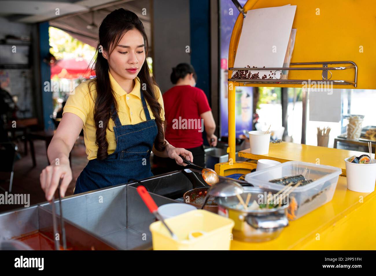 Medium shot woman working Stock Photo - Alamy