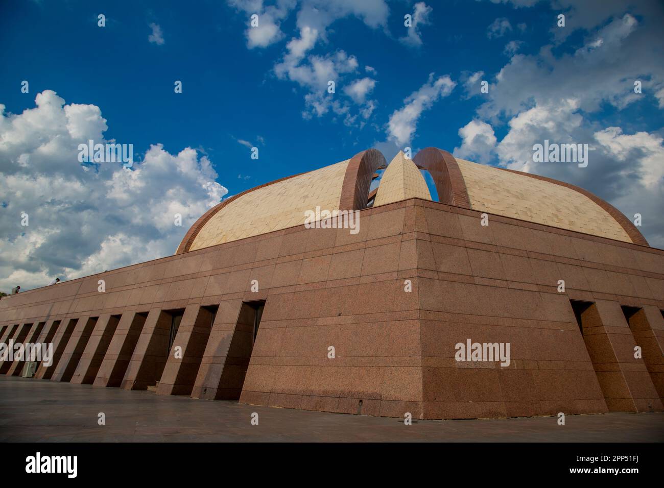 Stunning cloudy back View of Pakistan Monument at the heart of ...