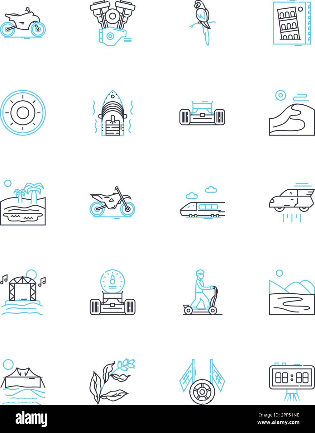 Food tourism linear icons set. Gastronomy, Culinary, Tasting, Culture ...