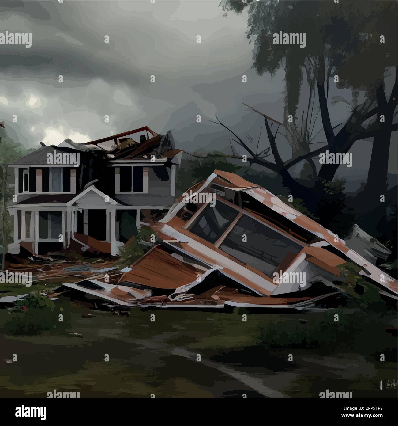 City building montage Stock Vector Images - Alamy