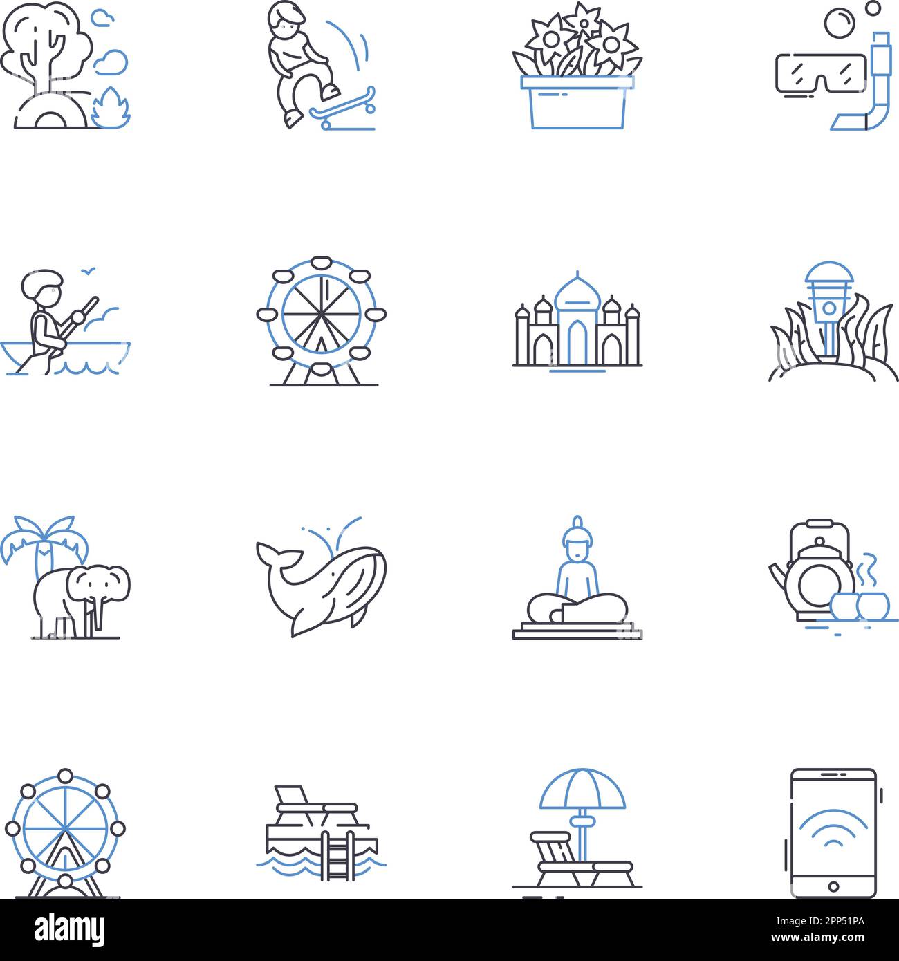 History tour line icons collection. Antiquities, Archives, Artifacts ...