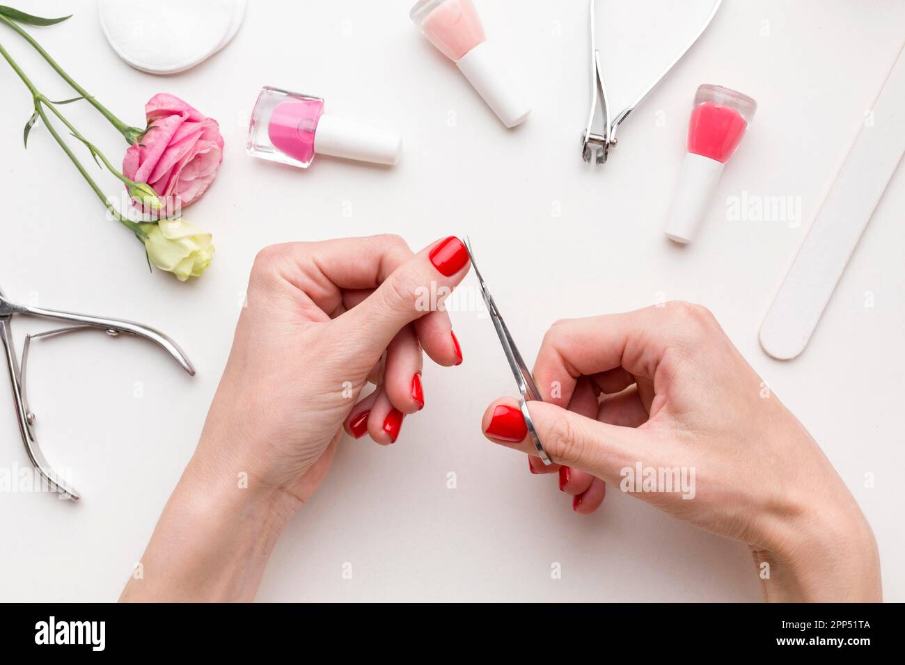 Manicure composition hi-res stock photography and images - Alamy