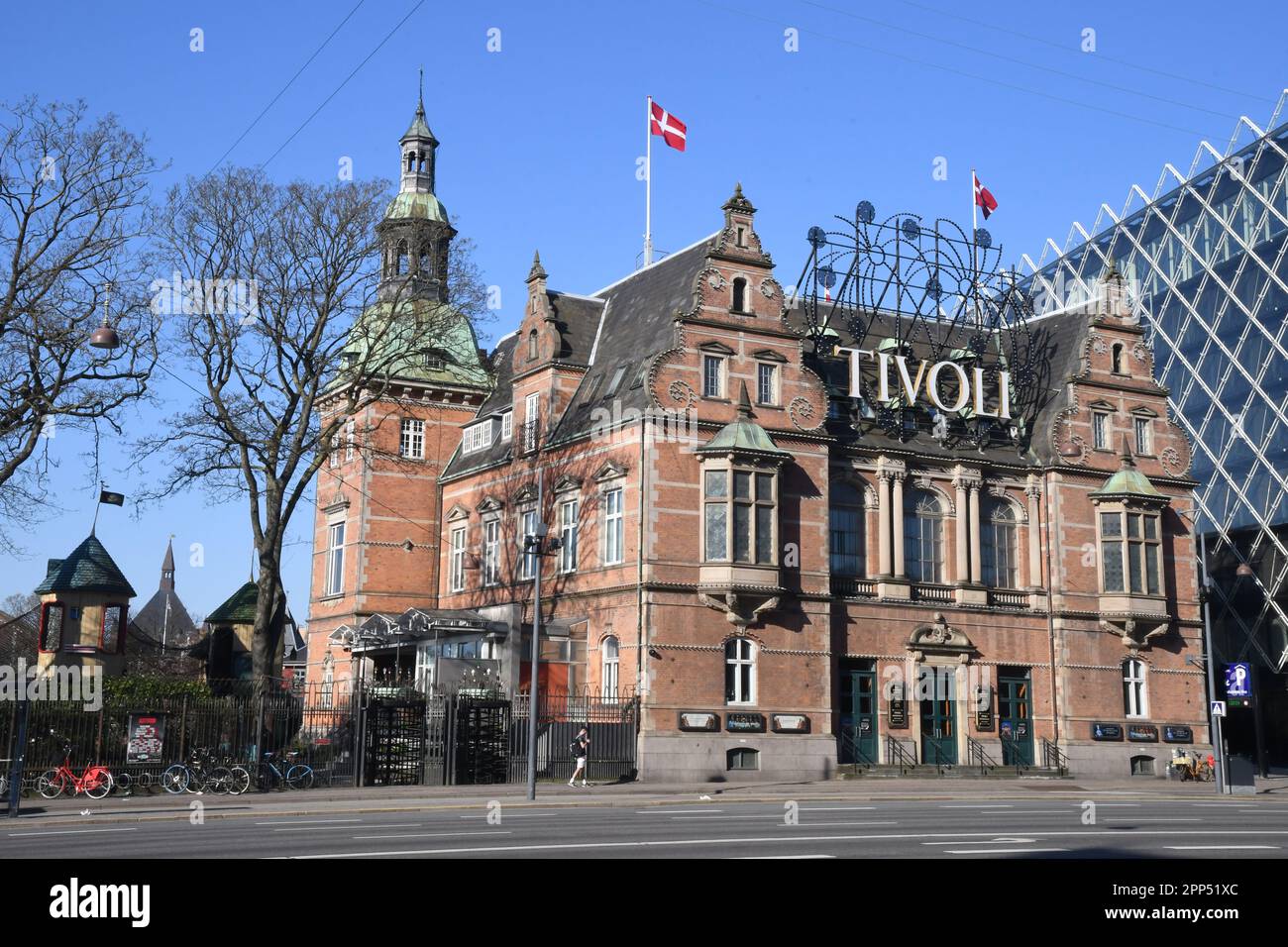 Copenhagen /Denmark/22 April 2023/ H:C Andersen castle building is part ...