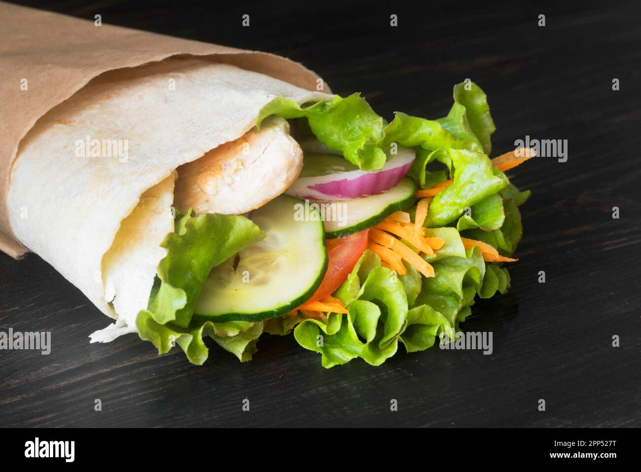Wrap kebab hi-res stock photography and images - Alamy