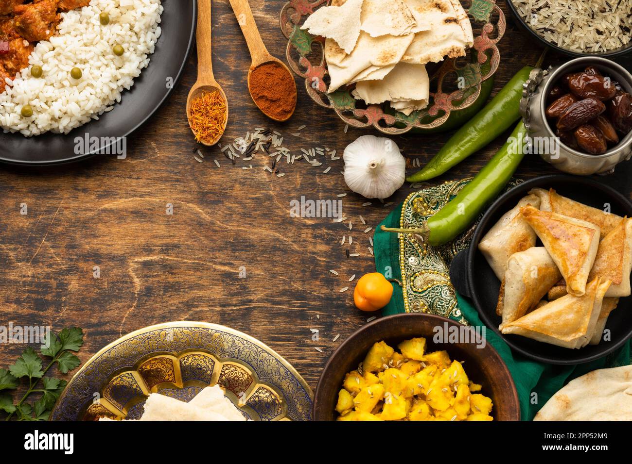Indian food assortment hi-res stock photography and images - Alamy