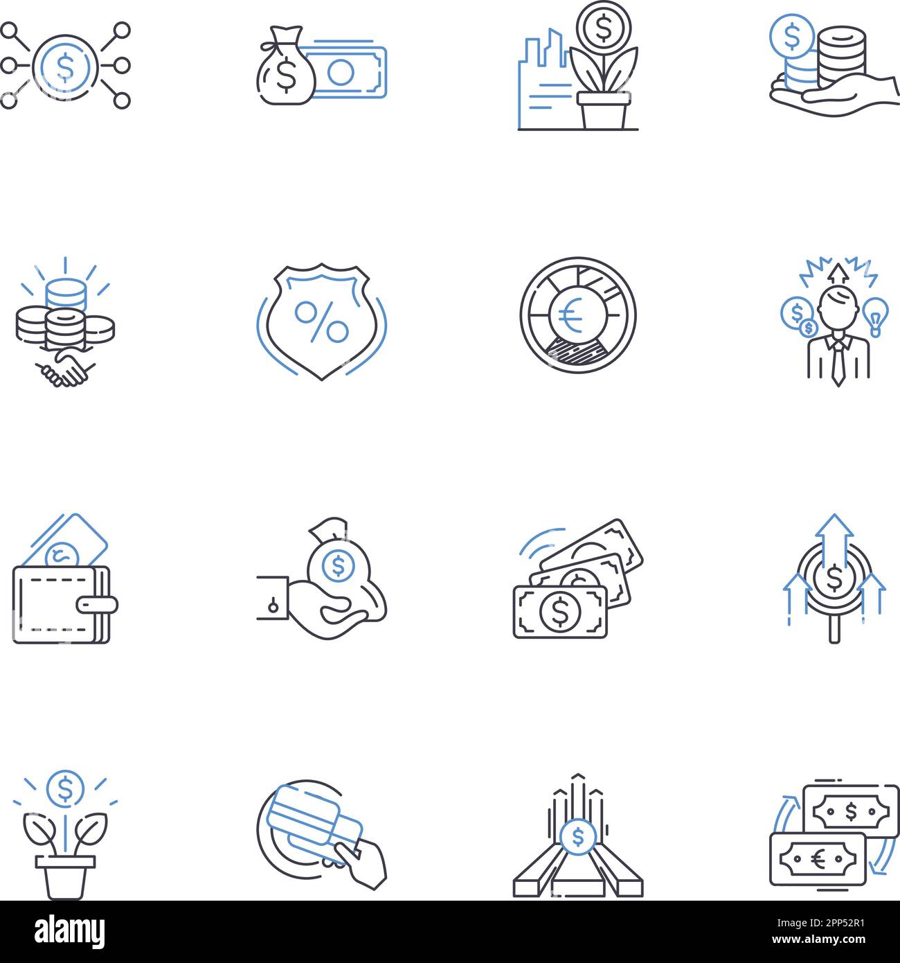 Tax management line icons collection. Compliance, Deductions, Return ...