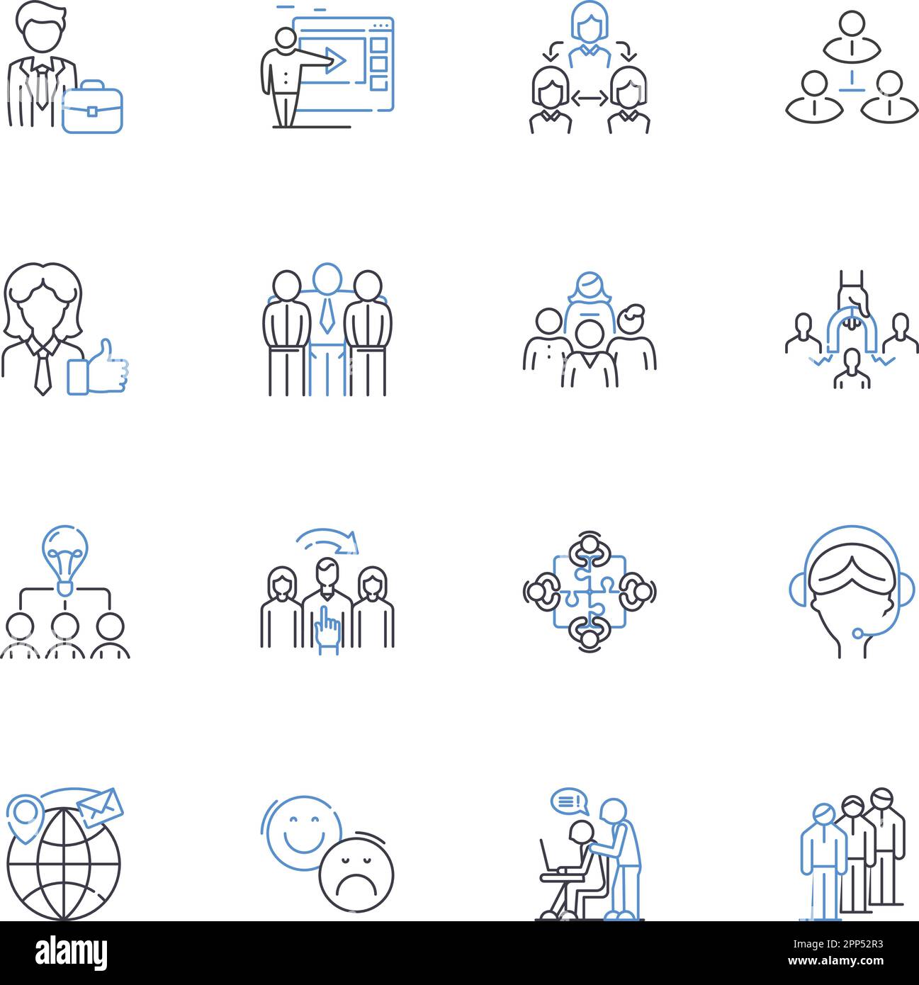 Crisis management line icons collection. Response, Planning ... Crisis management line icons collection. Response, Planning ...