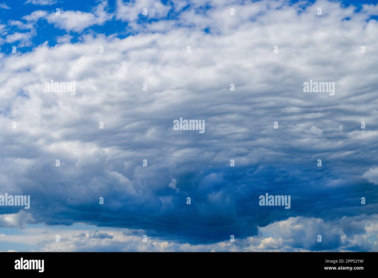 Dramatic cloud formations on sky before spring storm Stock Photo - Alamy